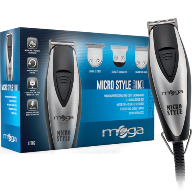 MEGA MAQ MICRO STYLE 3IN1 BIV - MEGA MÁQUINA MICRO STYLE 3IN1 - BIVOLT ...
