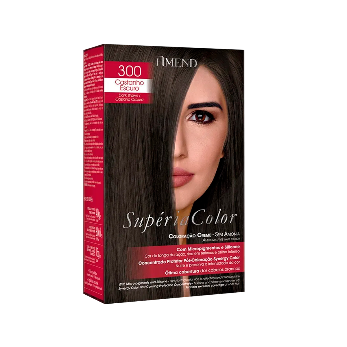 AMEND KIT SUPÉRIA TONALIZANTE CASTANHO ESCURO - 300 100G - AMEND KIT ...