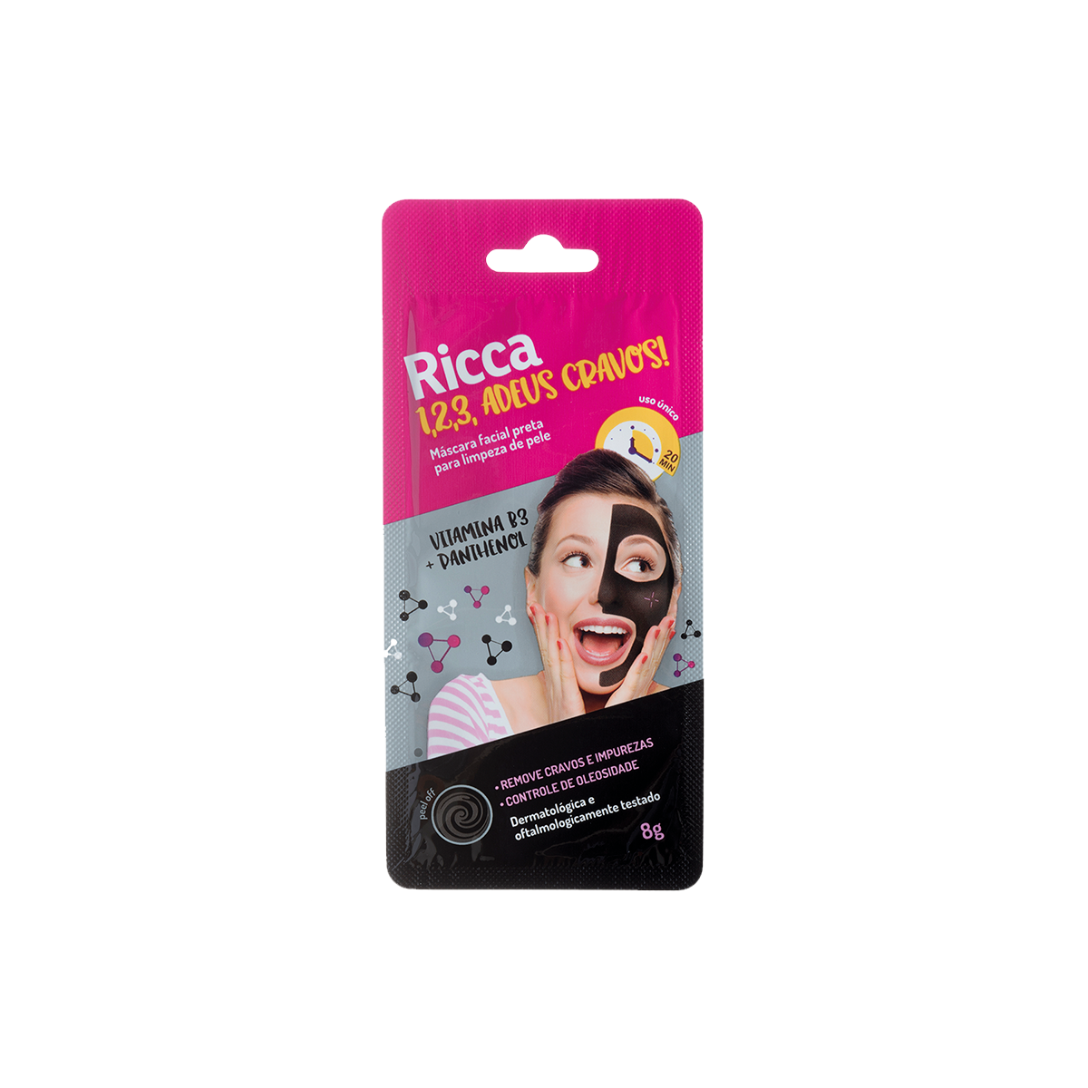 RICCA MASC FACIAL P/ LIMPEZA DE PELE - RICCA MASC FACIAL P/ LIMPEZA DE ...