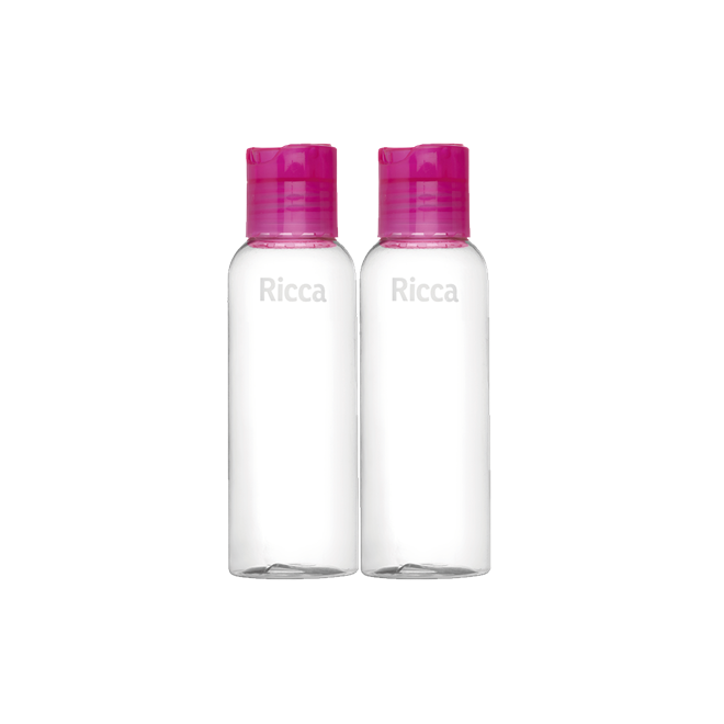 RICCA PACK COM 2 FRASCOS DE VIAGEM DISK TOP - RICCA PACK COM 2 FRASCOS ...