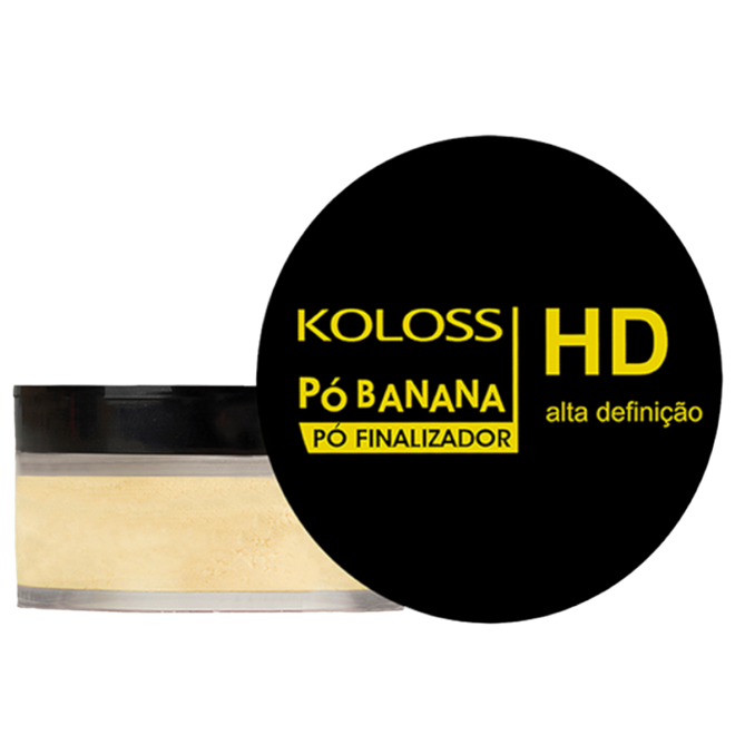KOLOSS PÓ FACIAL HD FINALIZADOR - BANANA - KOLOSS PÓ FACIAL HD ...