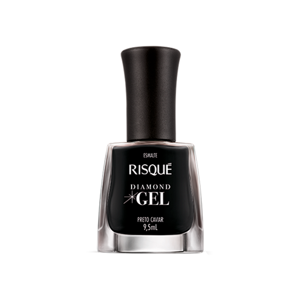 RISQUE ESMALTE DIAMOND GEL PRETO CAVIAR 8ML - RISQUE ESMALTE DIAMOND ...