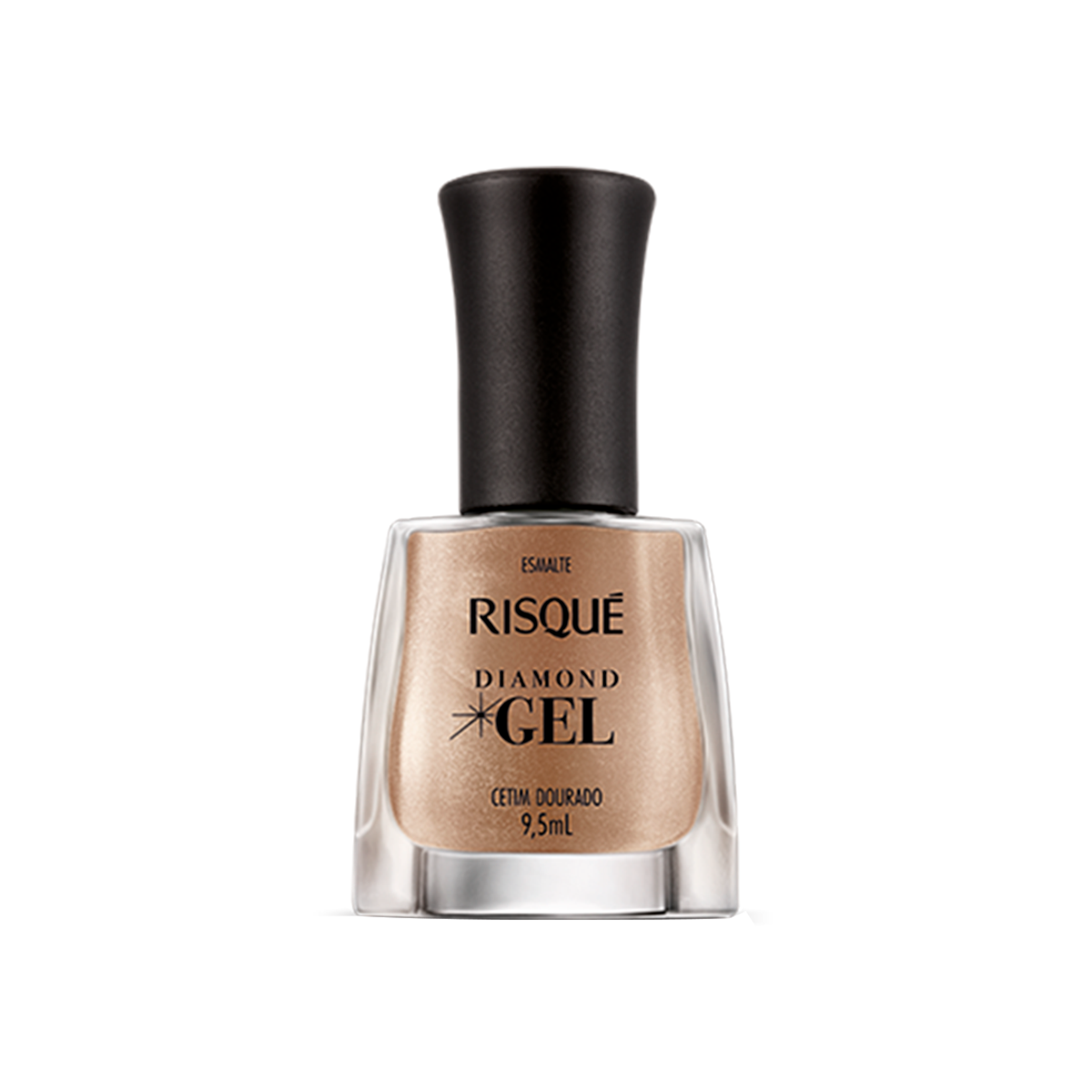 RISQUE ESMALTE DIAMOND GEL CETIM DOURADO 8ML - RISQUE ESMALTE DIAMOND ...