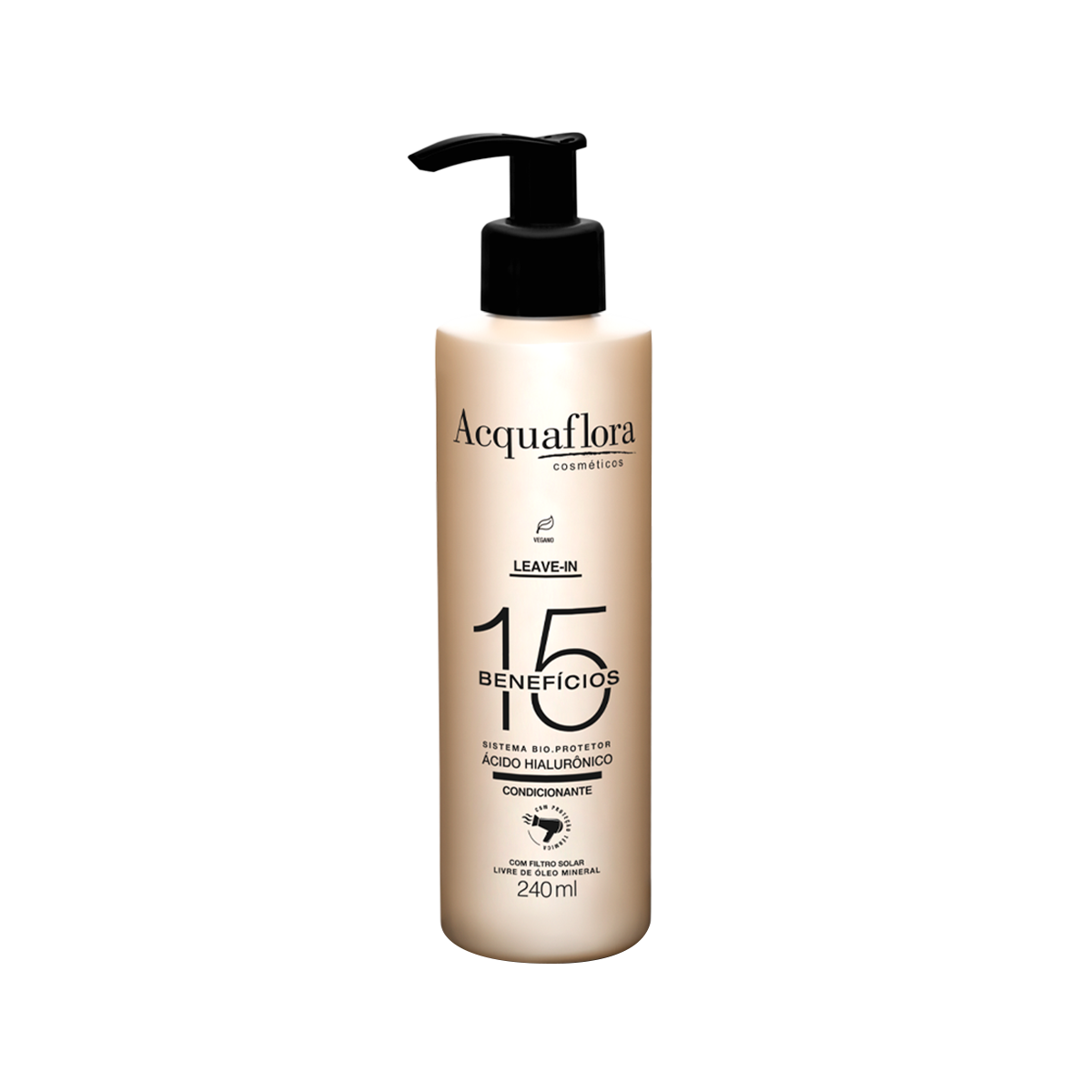 ACQUAFLORA 15 BENEFICÍOS LEAVE IN CONDICIONANTE 240ML - ACQUAFLORA 15 ...