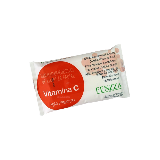 FENZZA LENÇO LIMPEZA FACIAL VITAMINA C - FENZZA LENÇO LIMPEZA FACIAL ...