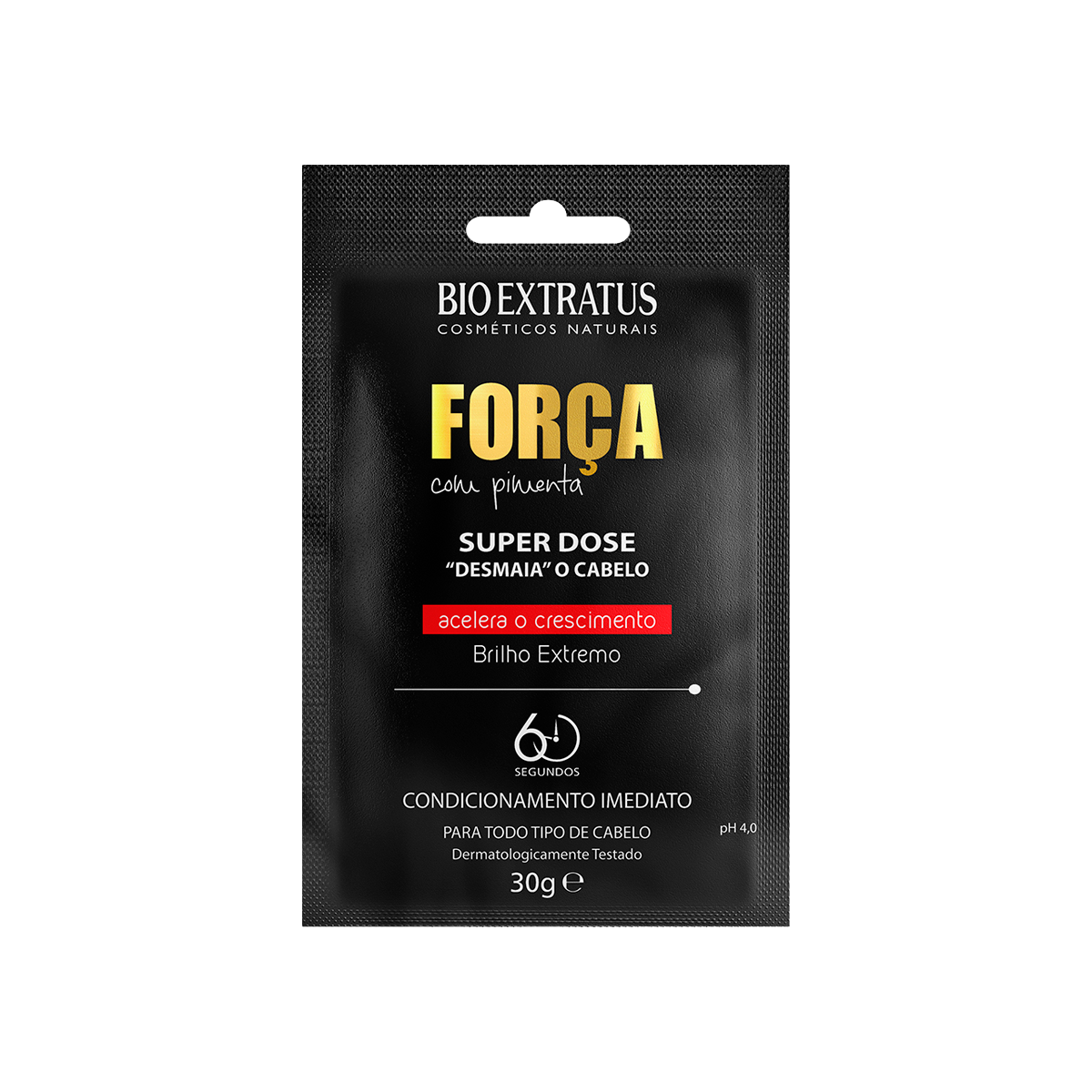 BIO EXTRATUS FORCA COM PIMENTA SACHE 30GR - BIO EXTRATUS FORÇA COM ...