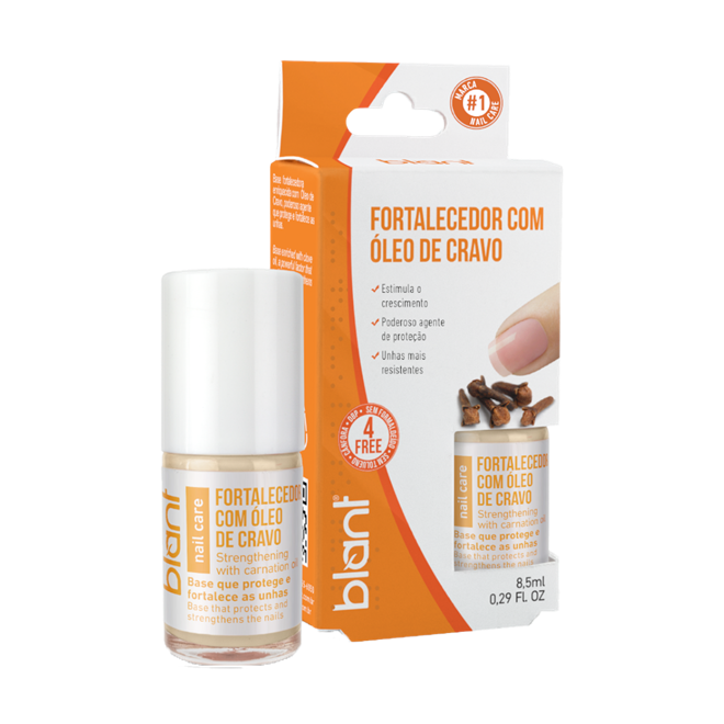 BLANT ESM 4 FREE FORTALECEDOR COM OLEO DE CRAVO 8,5ML - BLANT ESMALTE 4 ...